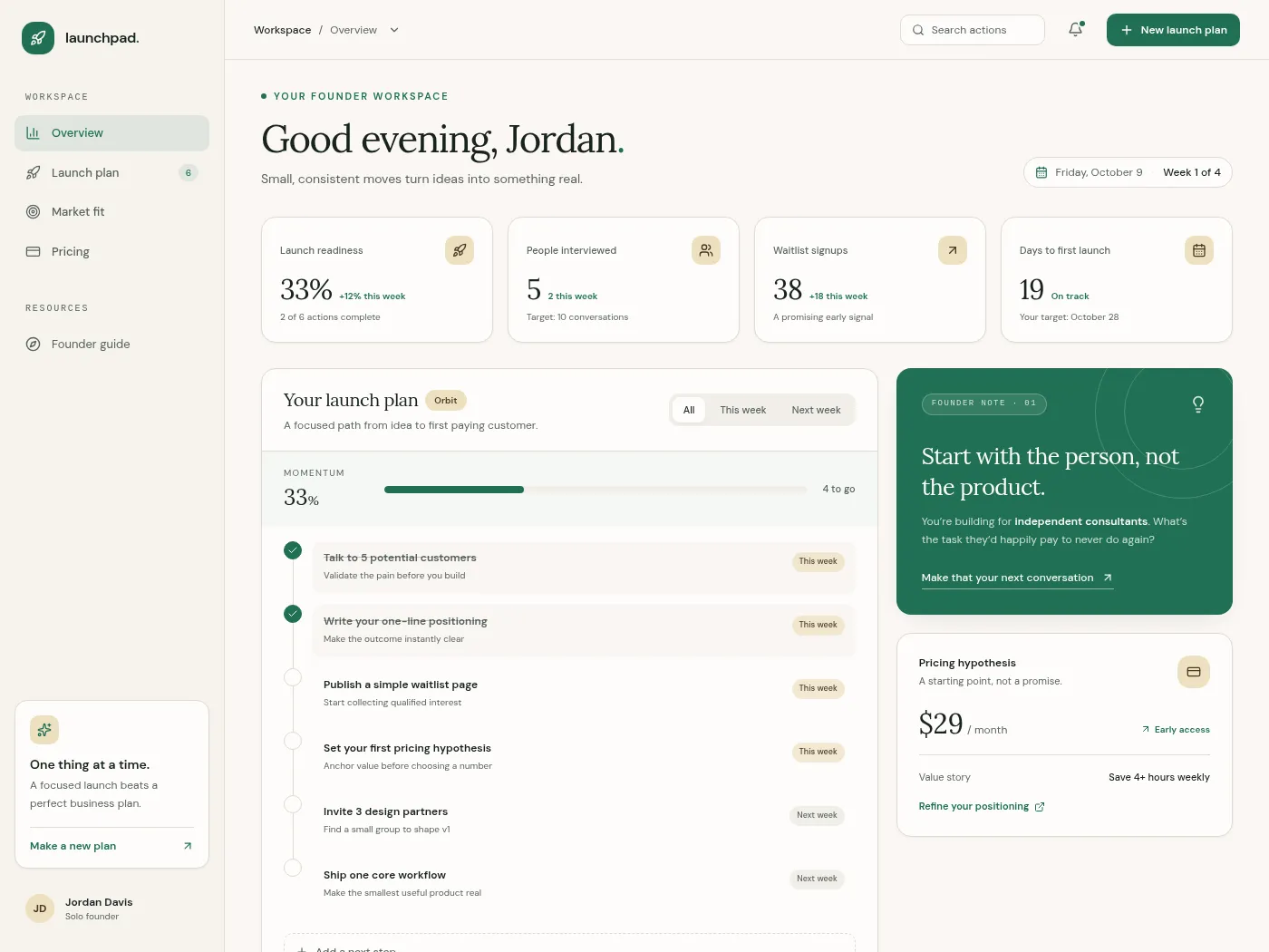 SaaS Launch Pad