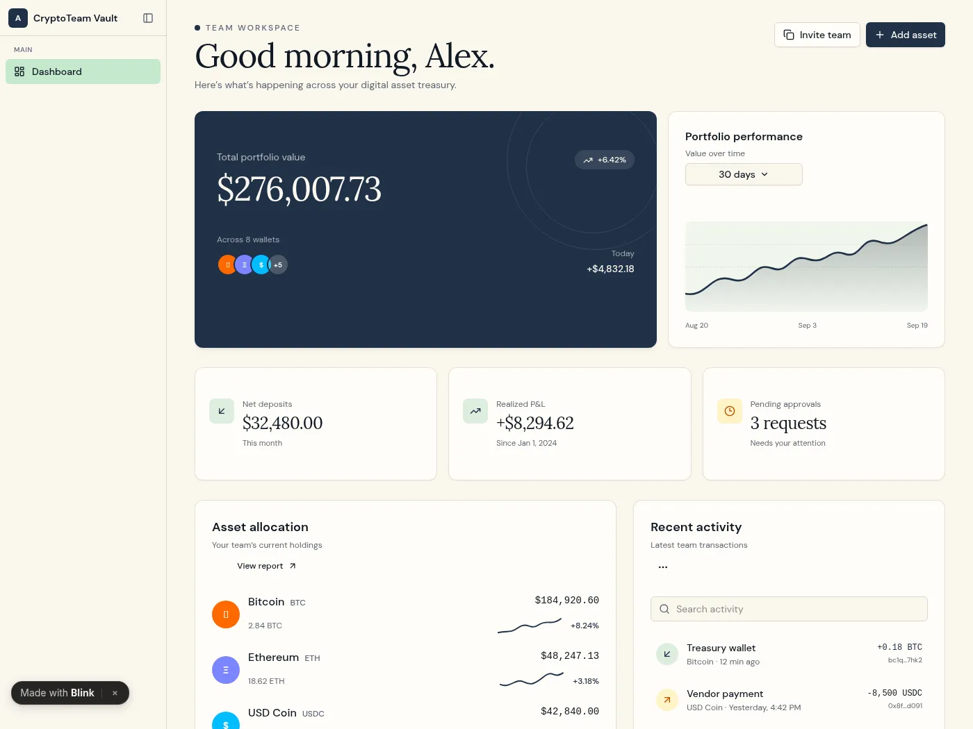 CryptoTeam Vault