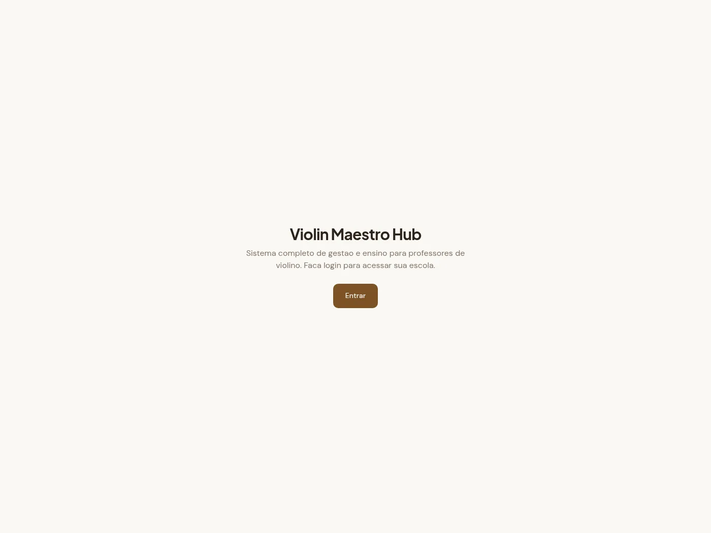 Violin Maestro Hub