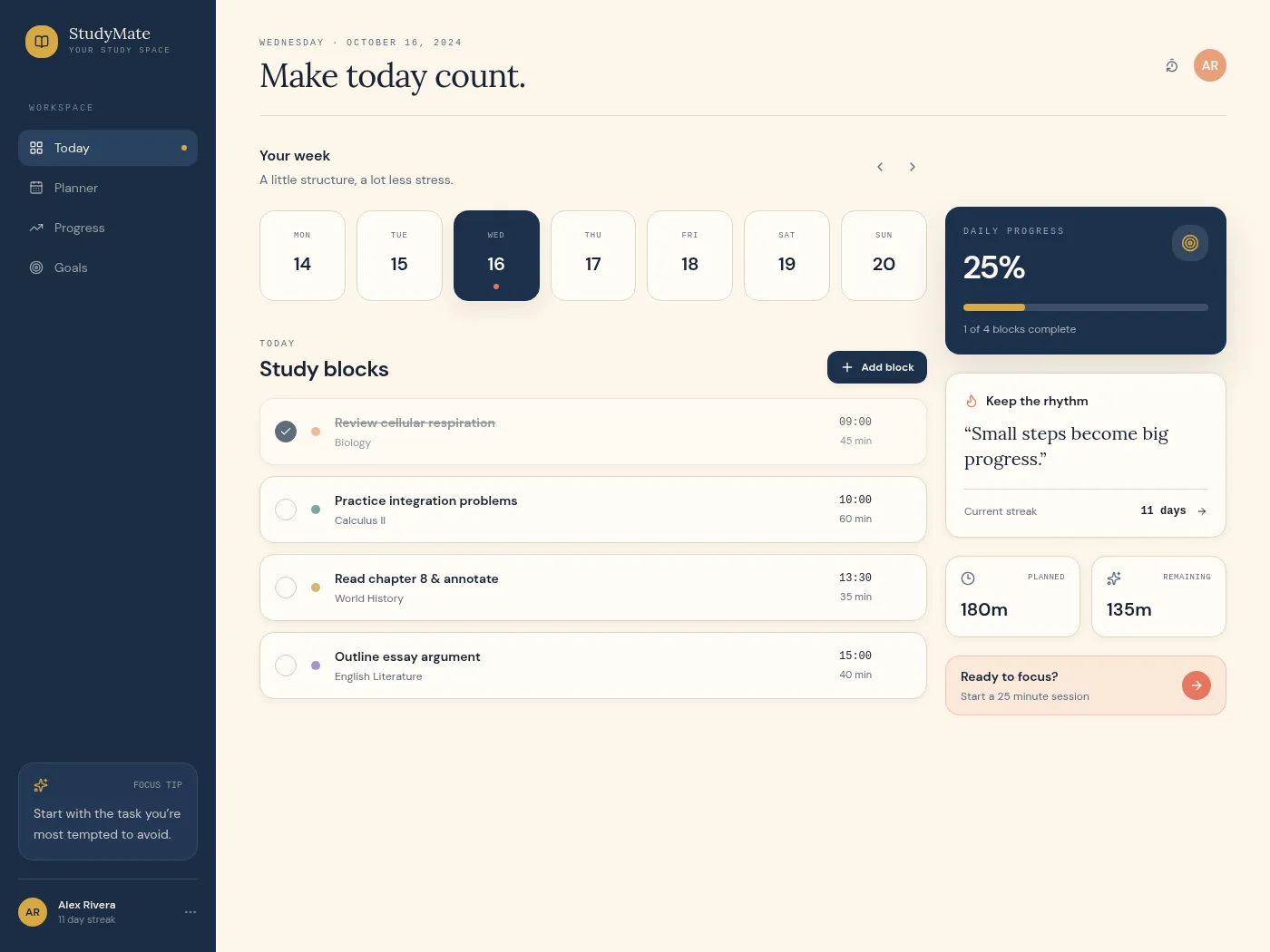 StudyMate App