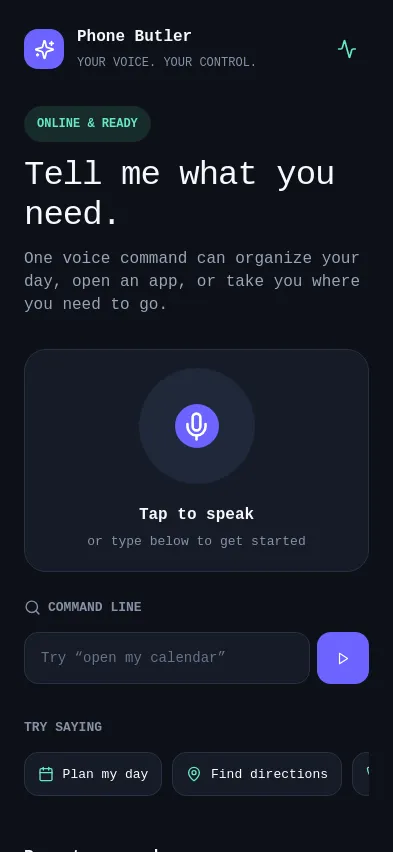 VoiceAI Phone Butler