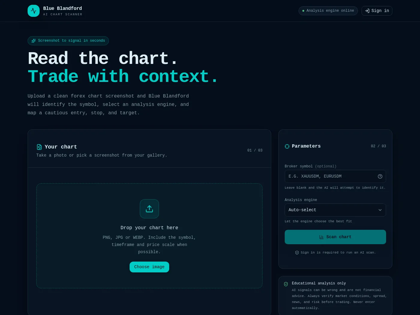 Blue Blandford AI Scanner