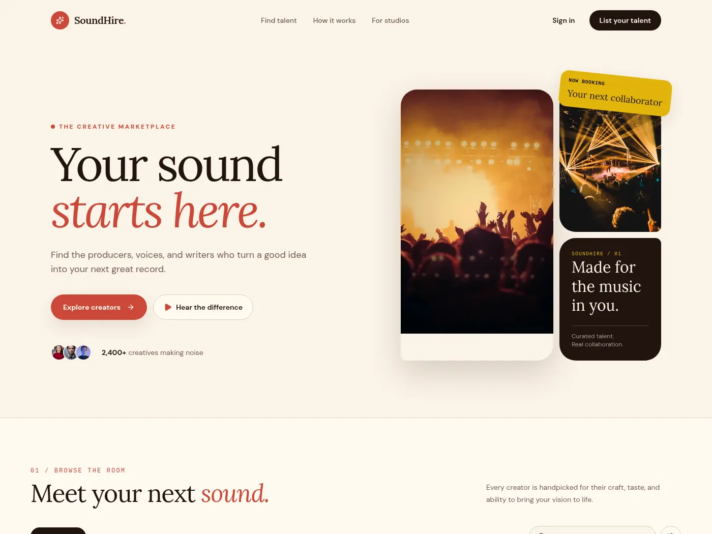 SoundHire Hub