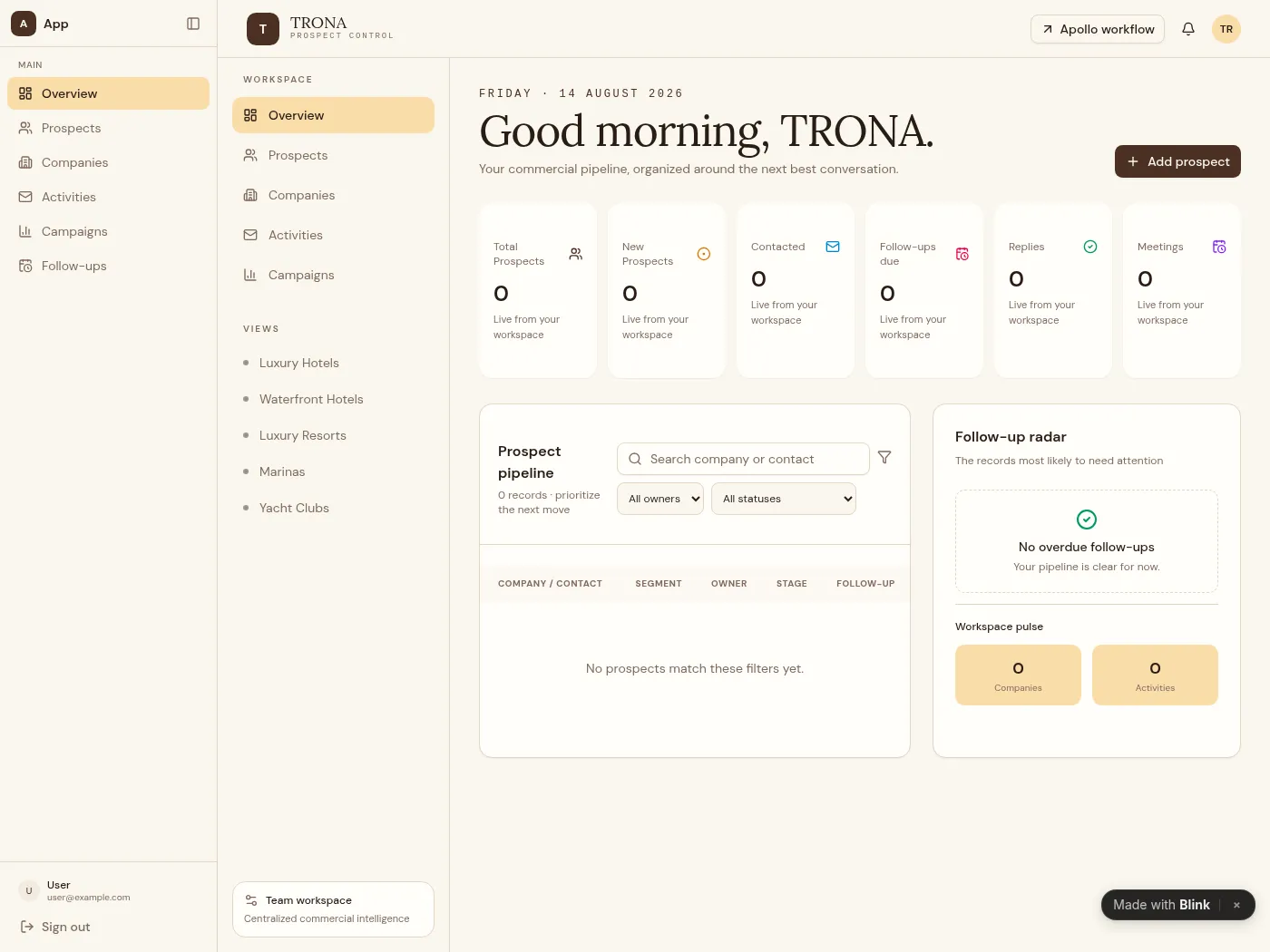 Trona Prospect Tracker