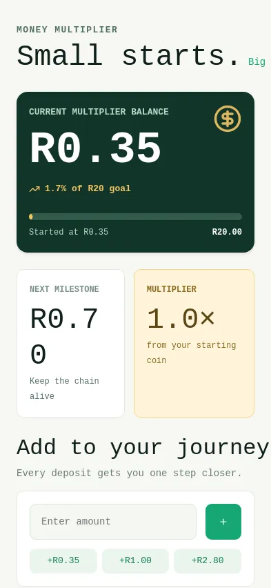 Money Multiplier App