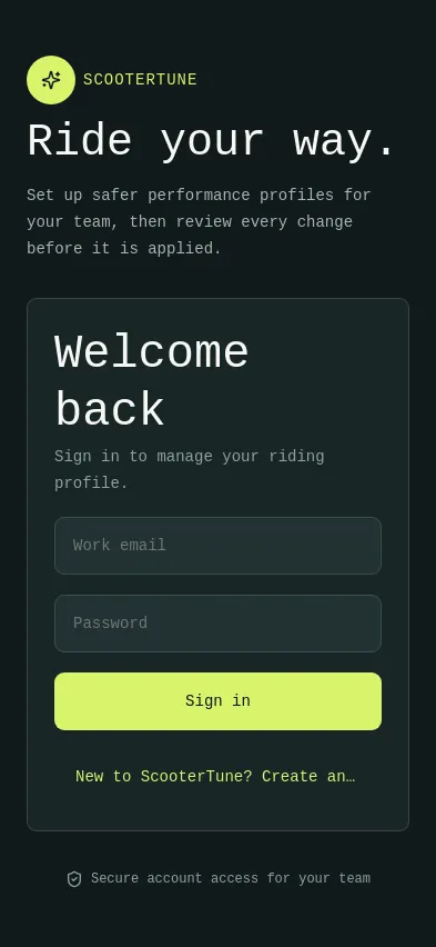 ScooterTune Mobile