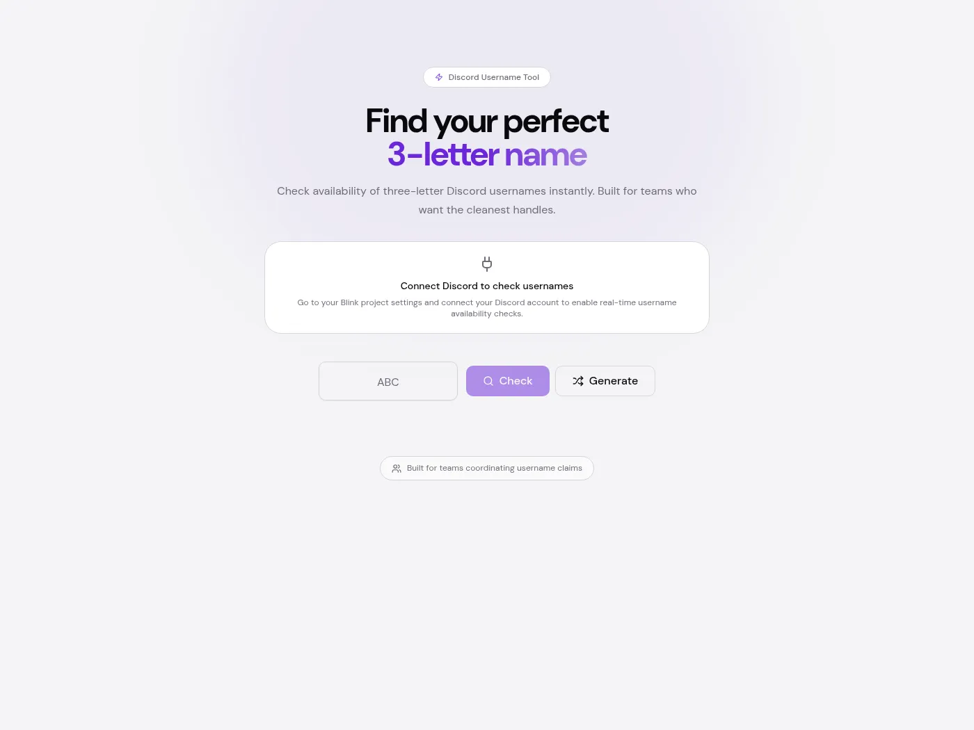 Discord Name Checker