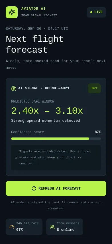 Aviator AI Signals