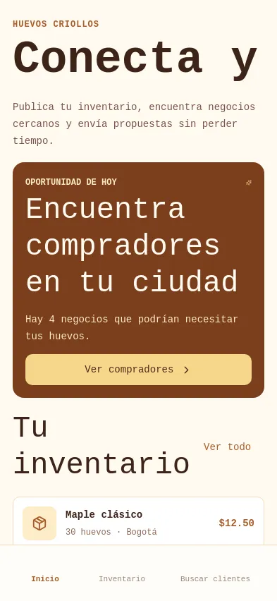 HuevosApp Connect