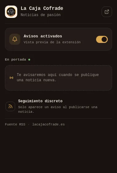 La Caja Cofrade Notifier