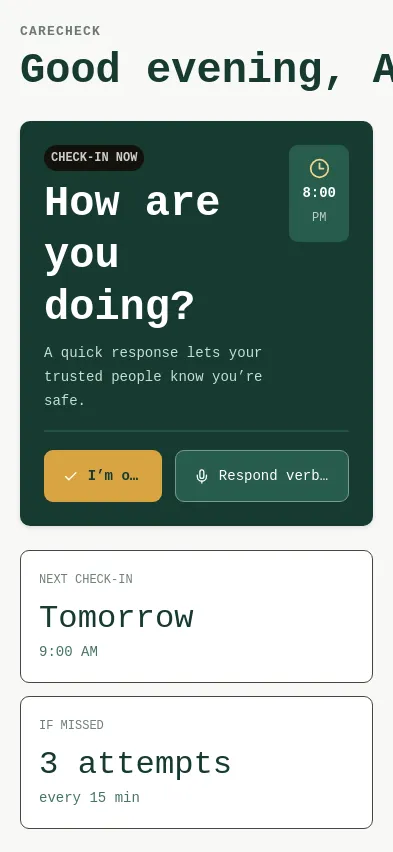 CareCheck Mobile