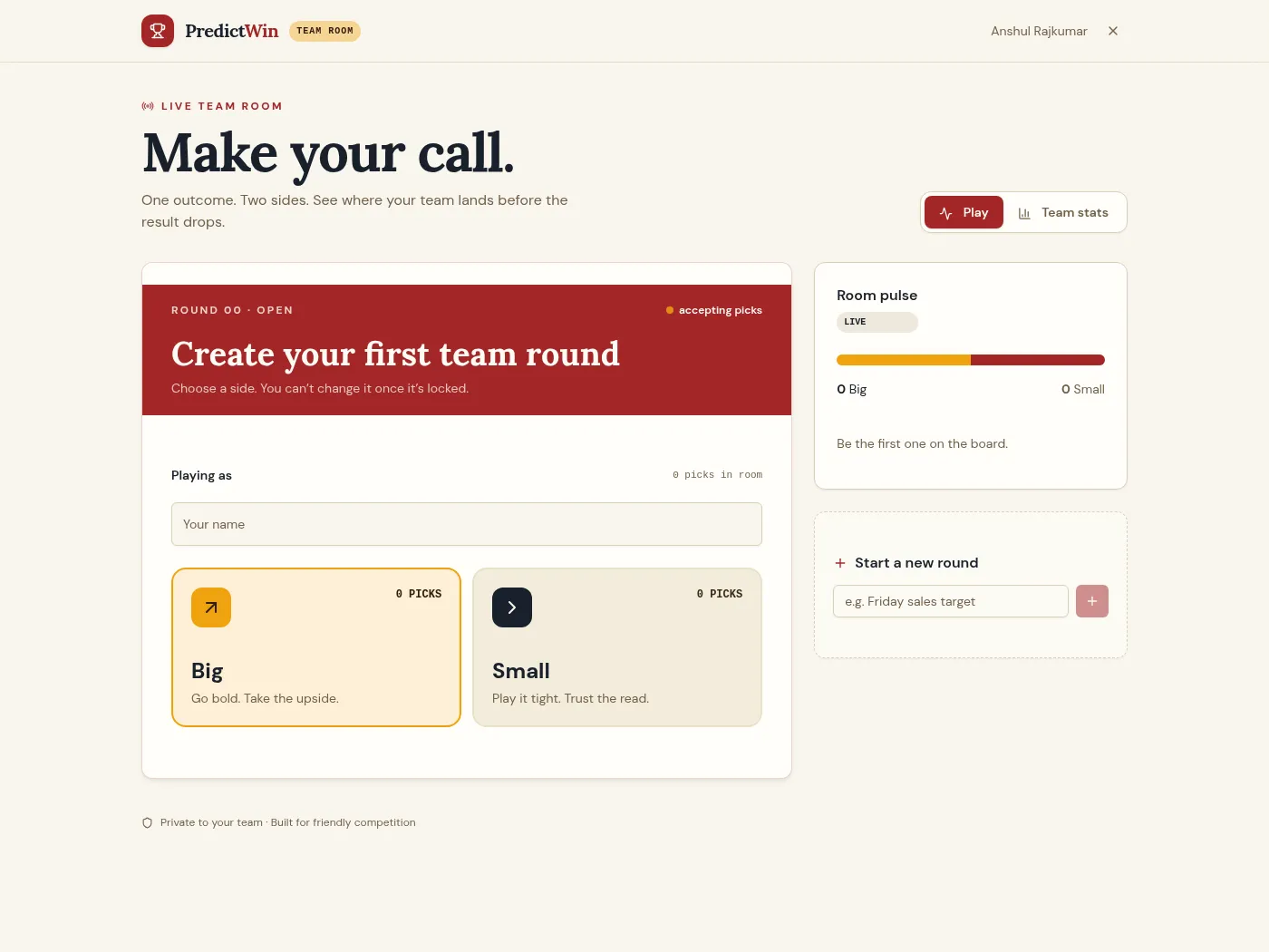 PredictWin Game