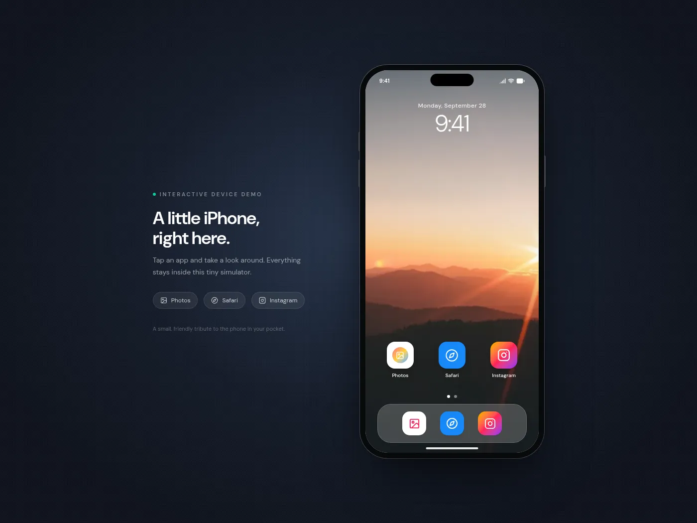 iPhone Simulator Web