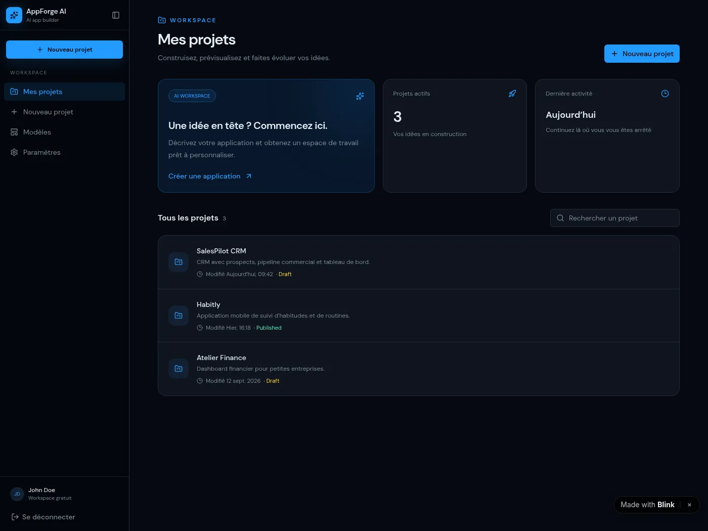 AppForge AI Builder