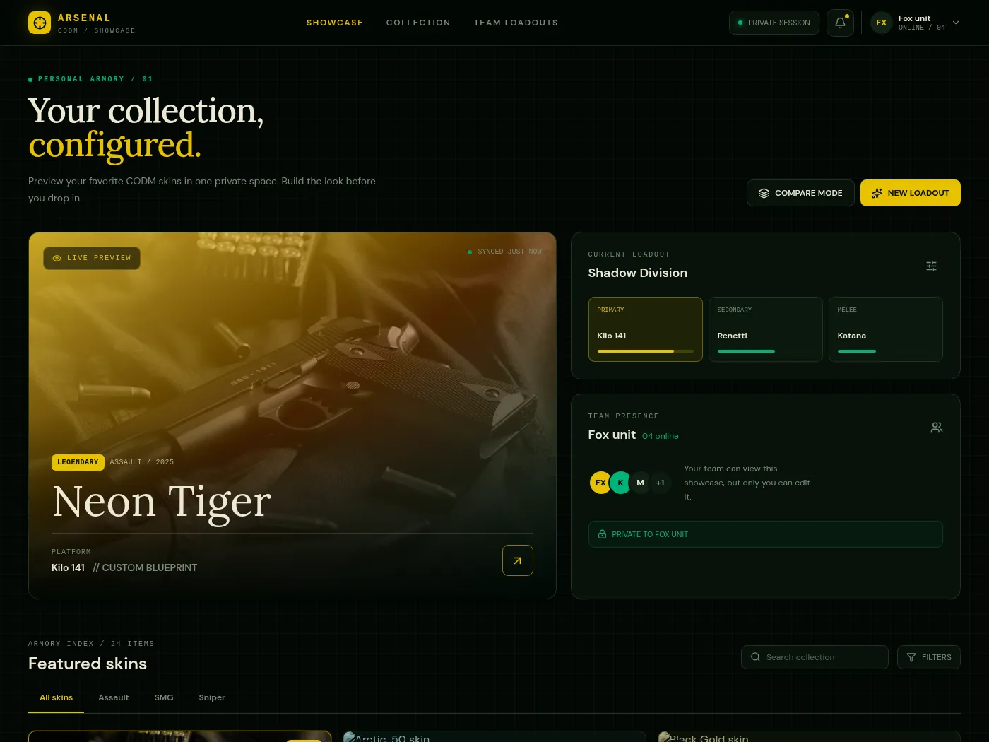 CODM Skin Showcase
