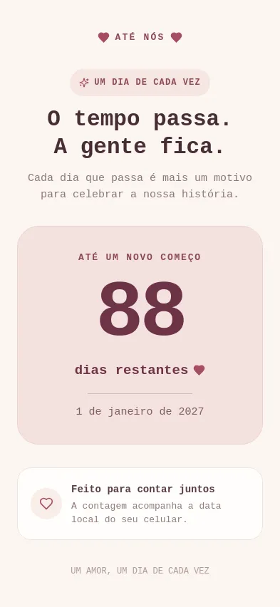 Romantic Countdown App