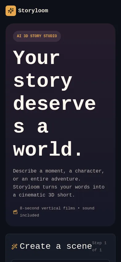 3D Story Animator