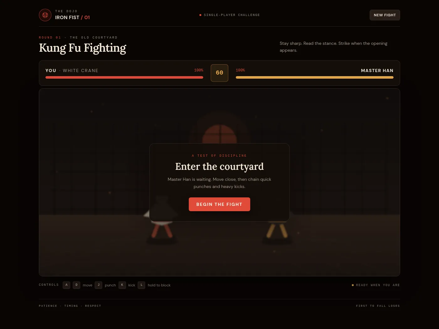 Kung Fu Fighting Game