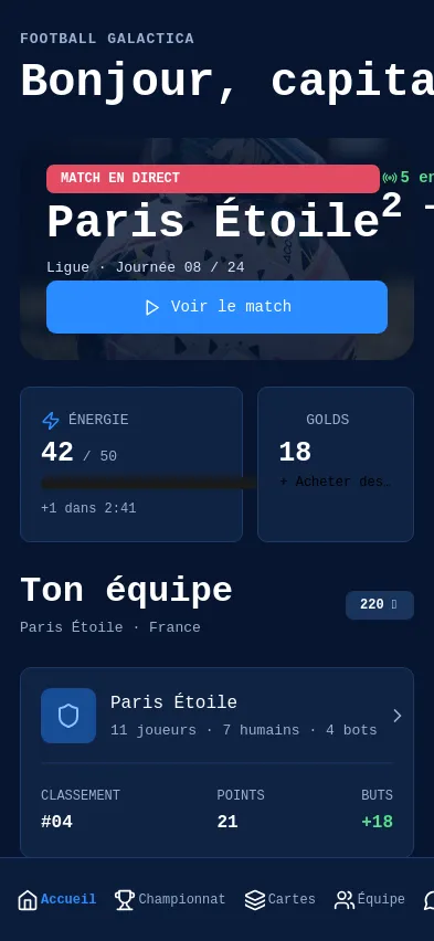 Football Galactica Online