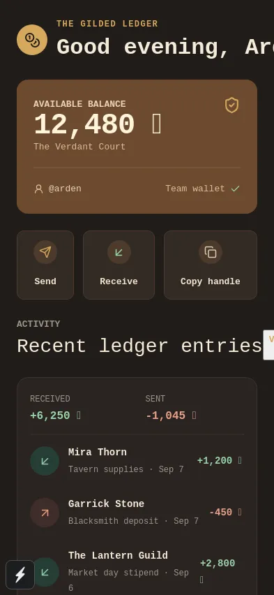 LARP Wallet Mobile