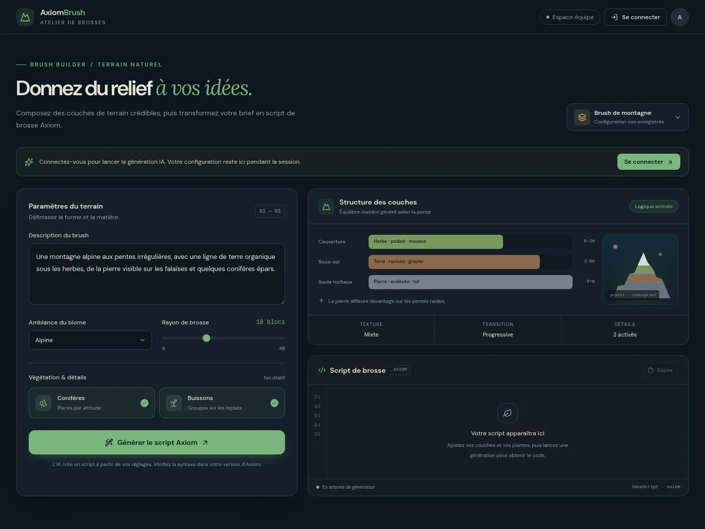 AxiomBrush AI Builder