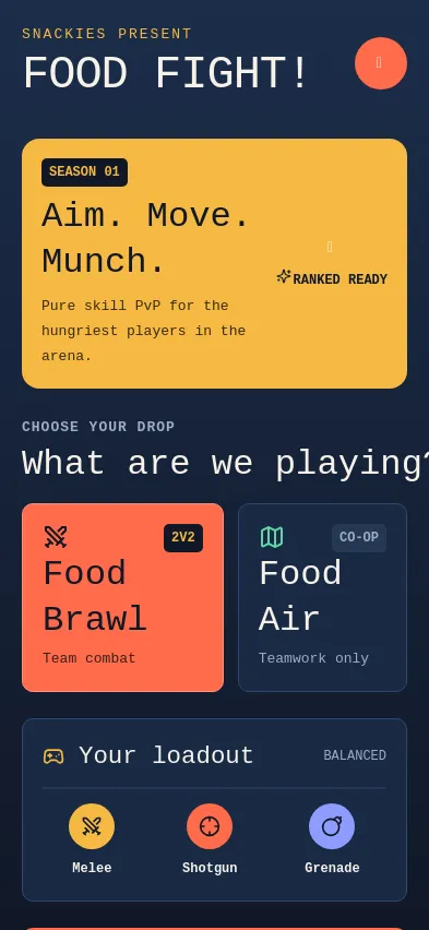 Food Fight! Arena