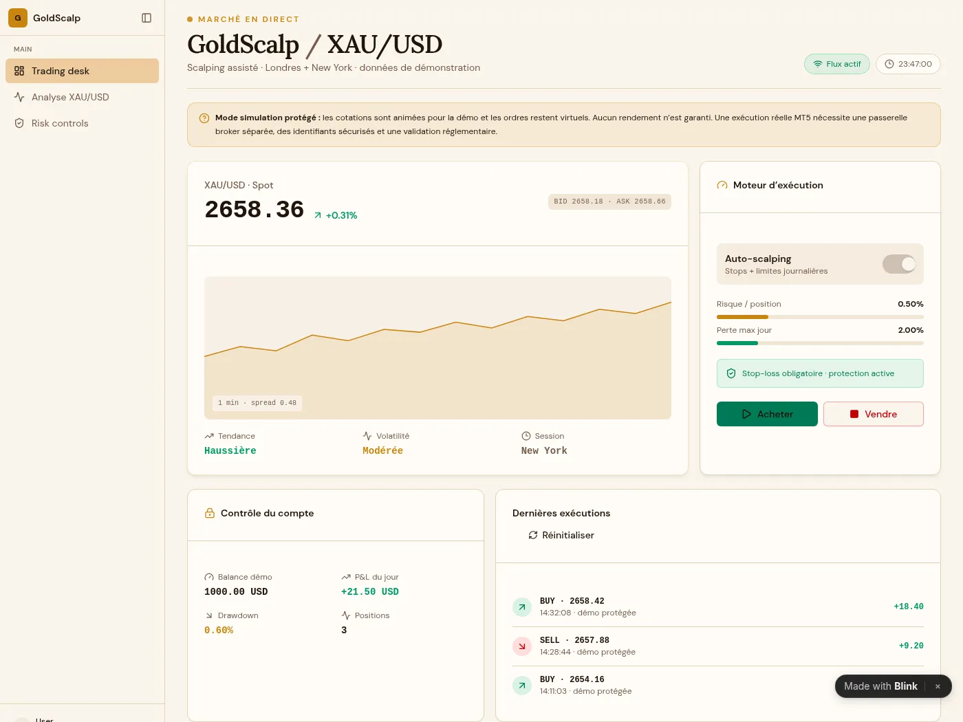 GoldScalp Bot Mobile