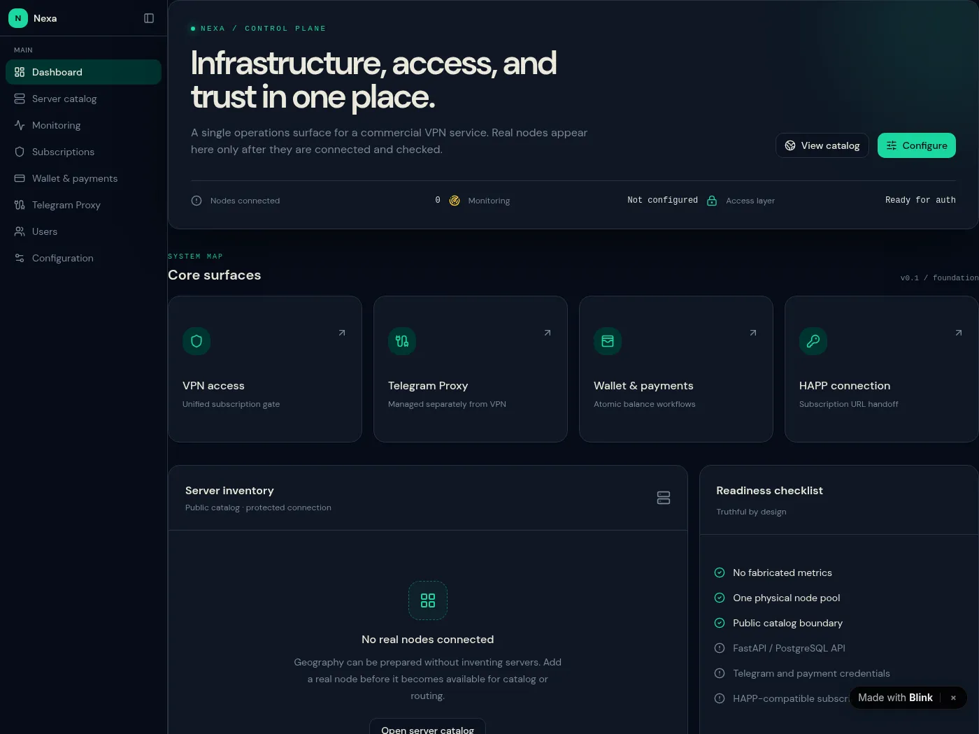 Blink Unified VPN Platform