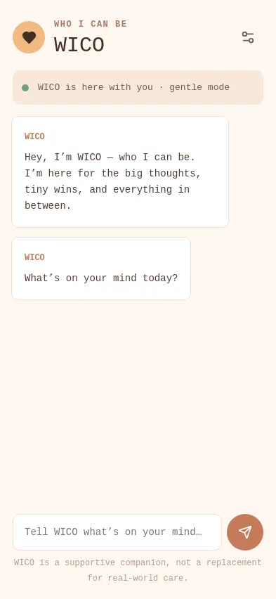 WICO Personal Friend
