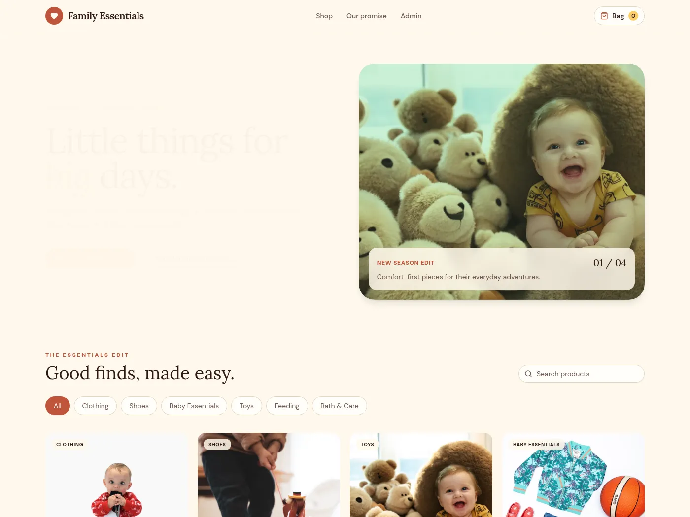 Family Essentials Shop