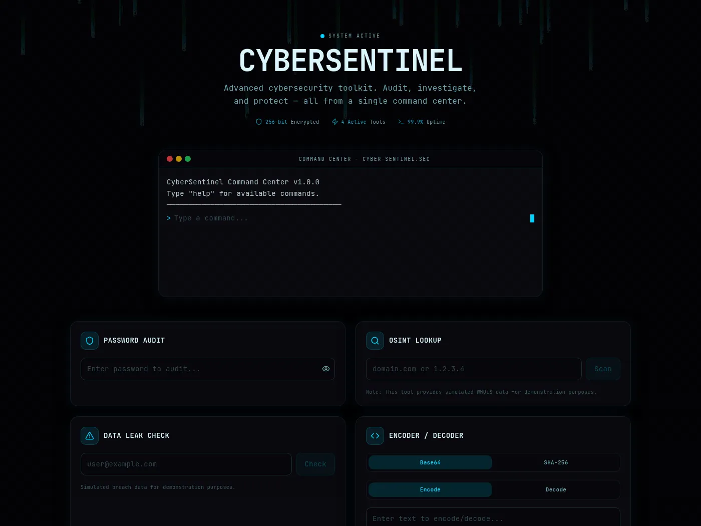 GLBYZ Cyber Toolkit