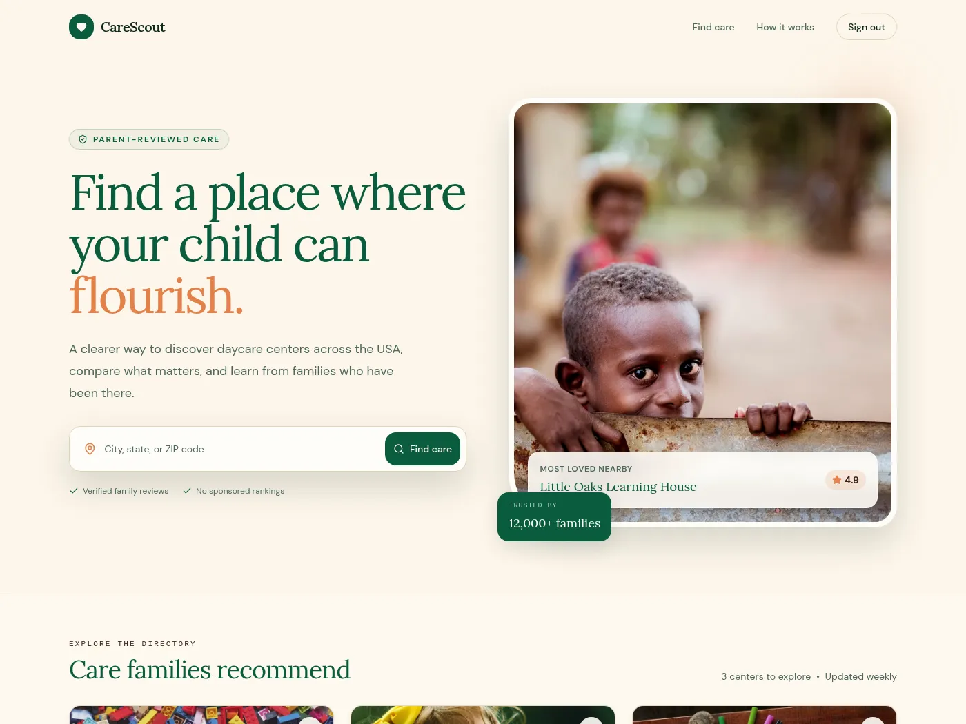 Daycare Finder Hub