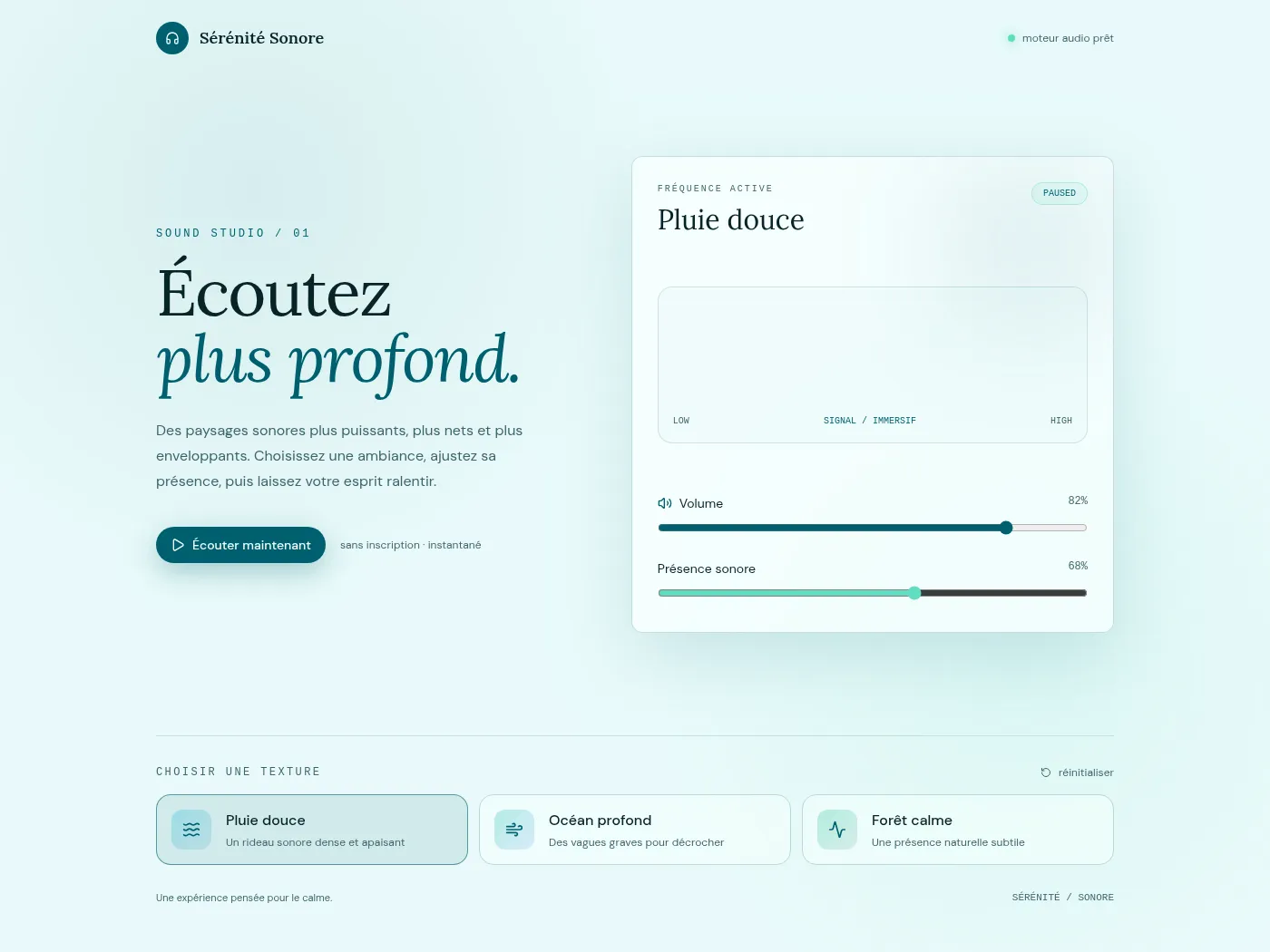 Sérénité Sonore