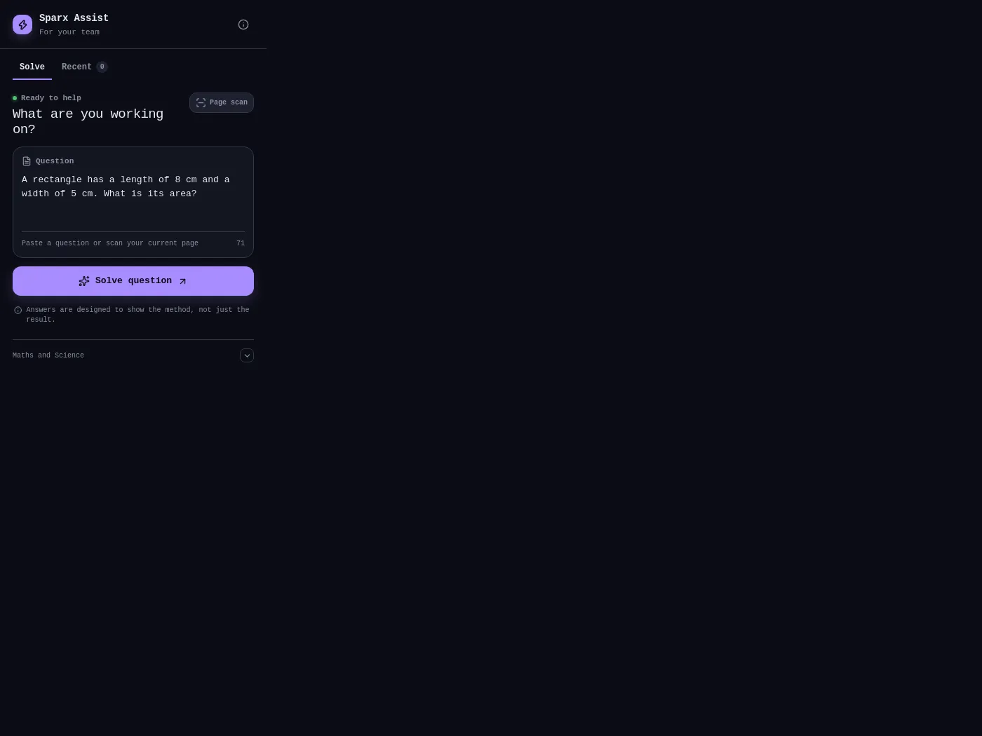 Sparx Assist Extension