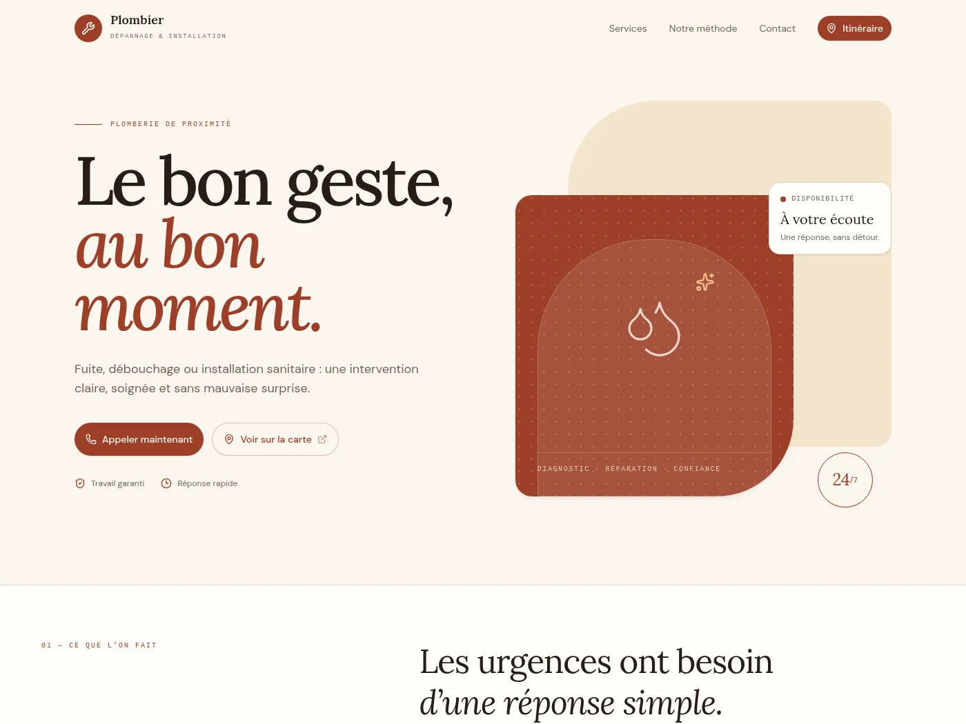 Plombier Web Présence