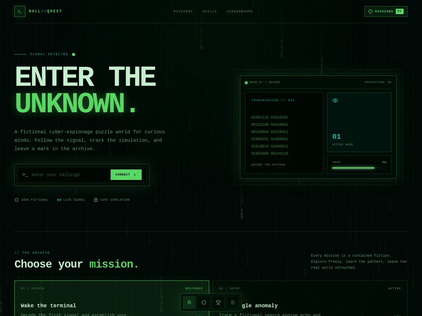 Hacker Quest Web