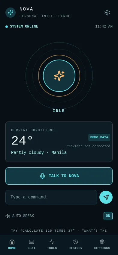 NOVA AI Voice Assistant