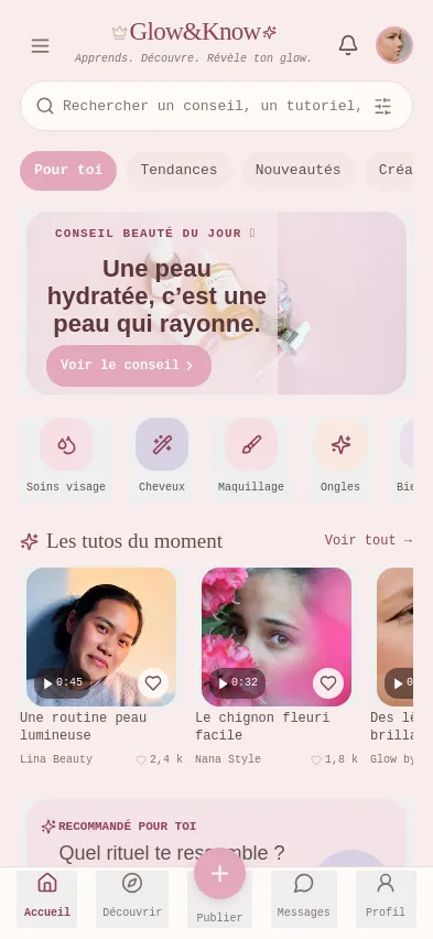 Glow&Know Beauty App