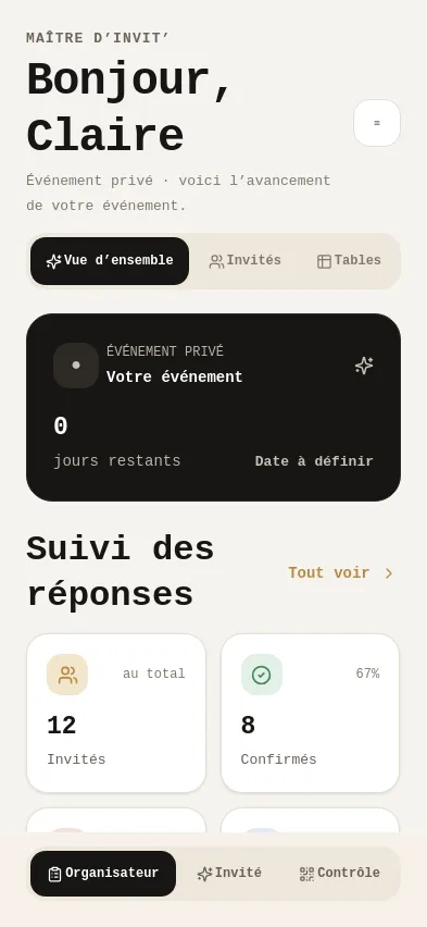 Maître d’Invit’ Mariage