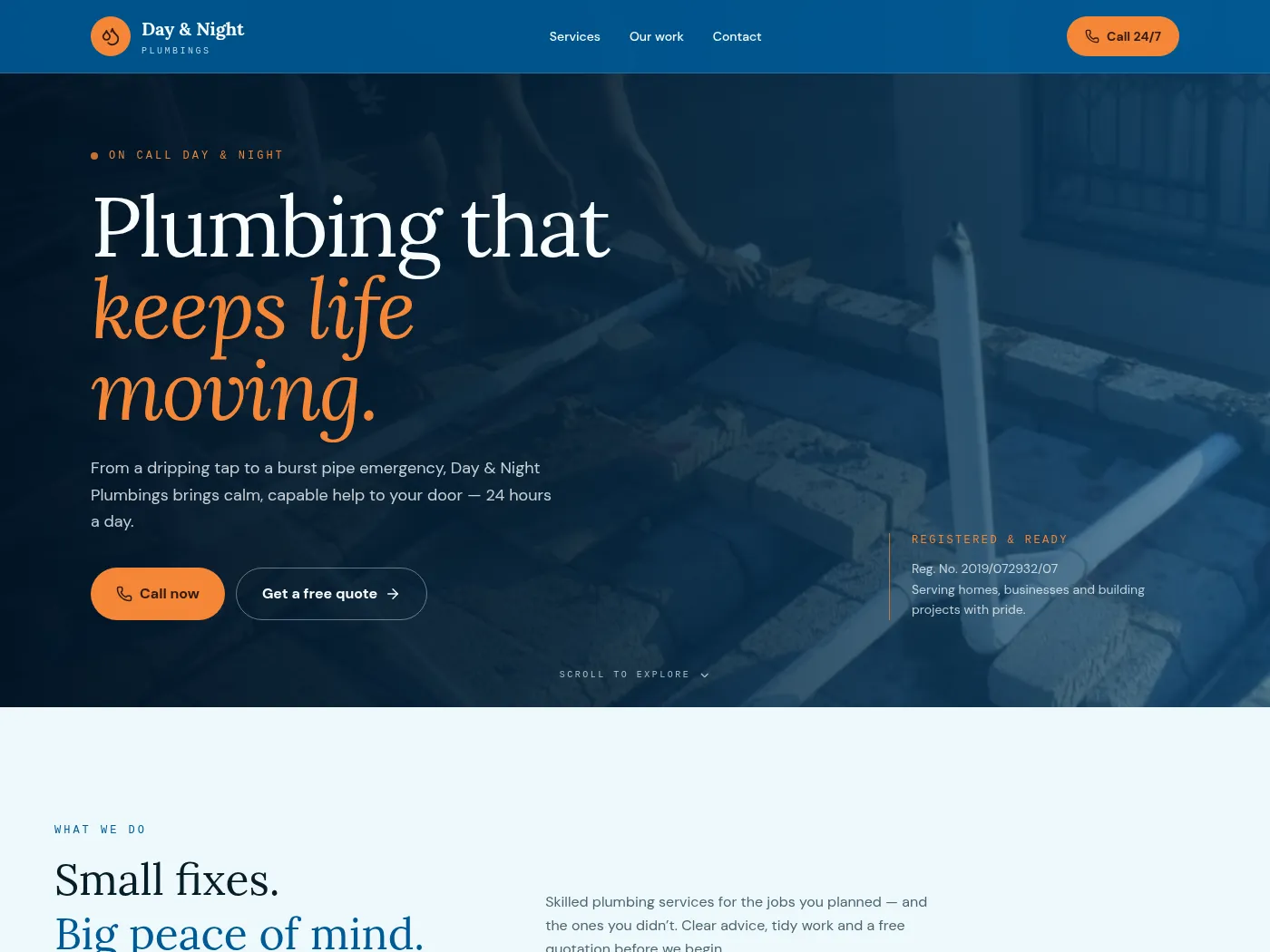 Day and Night Plumbing Page