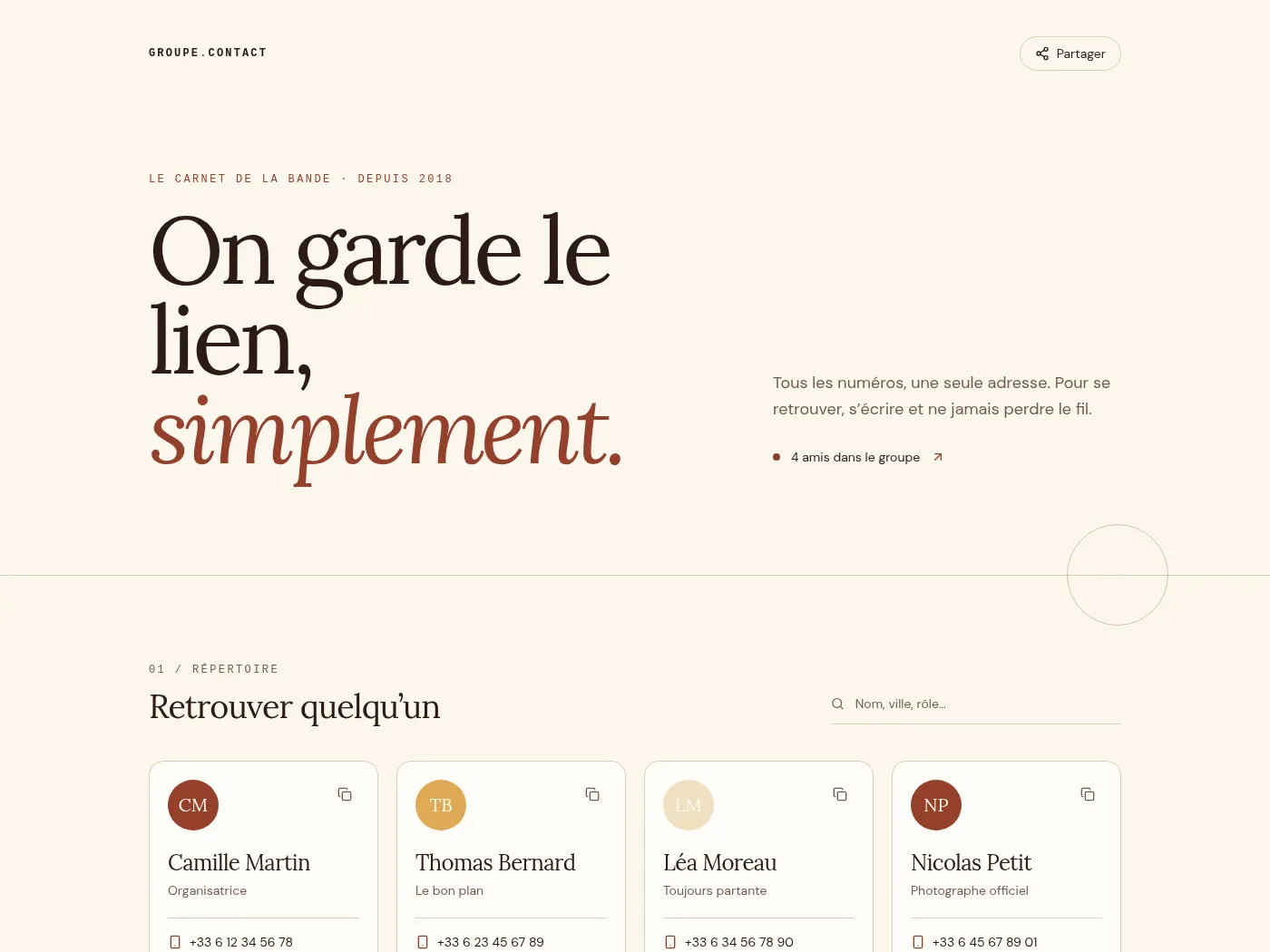 Groupe Contact Hub