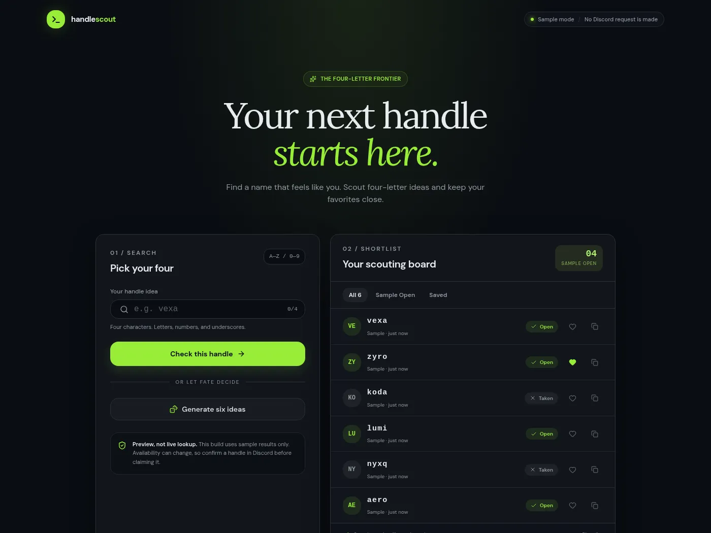 HandleScout