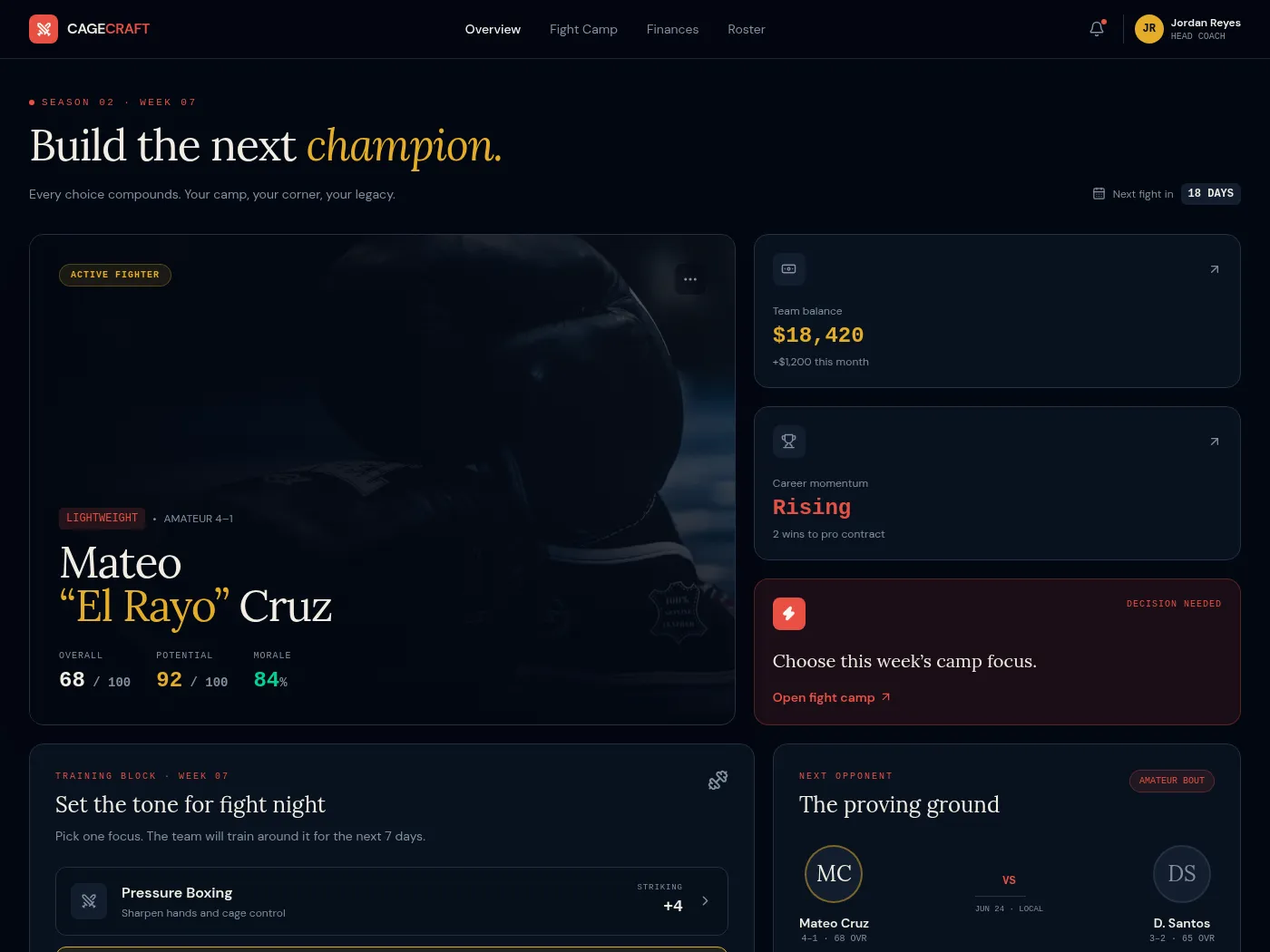 MMA Career Tycoon