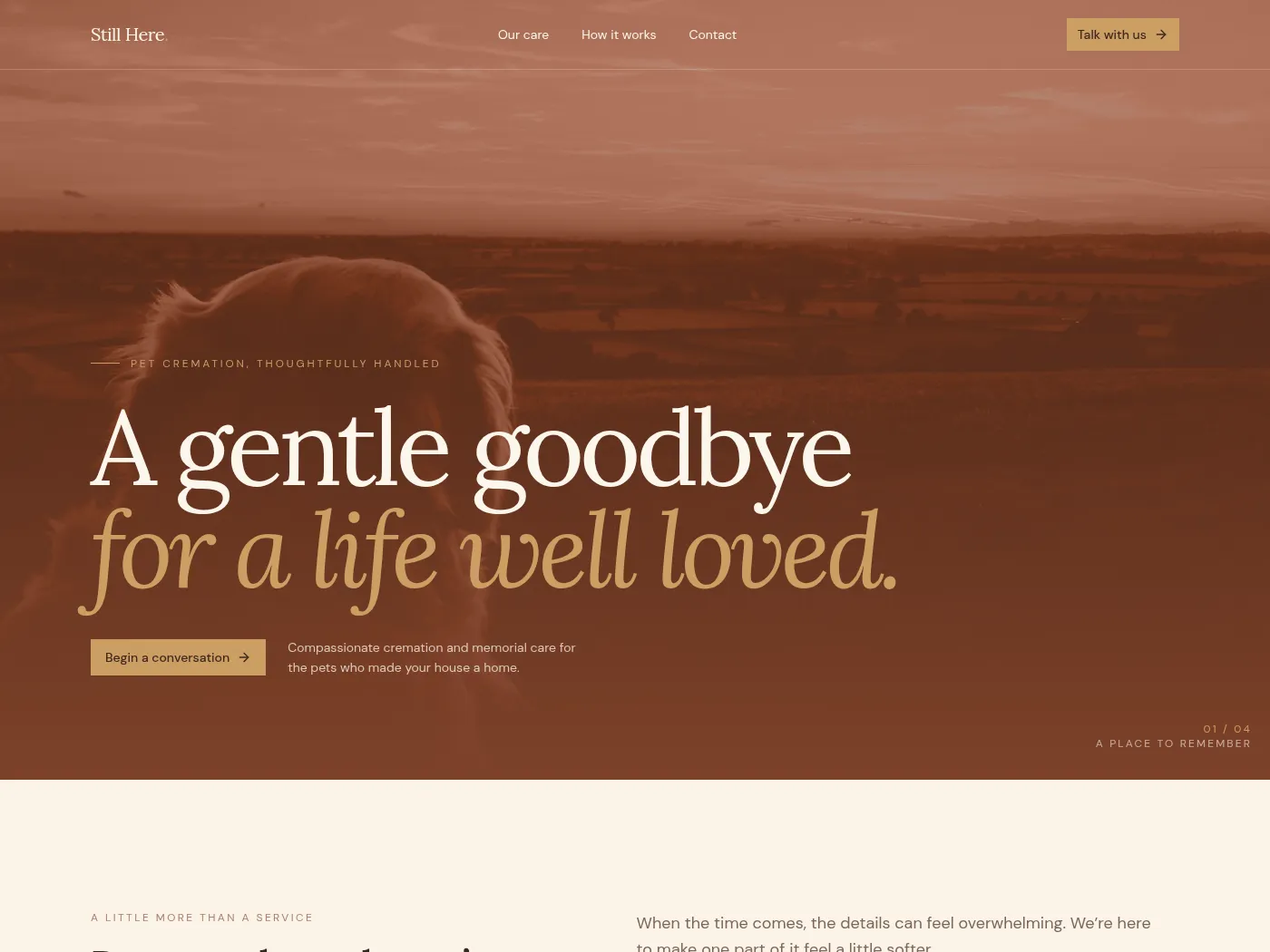 Pet Remembrance Site
