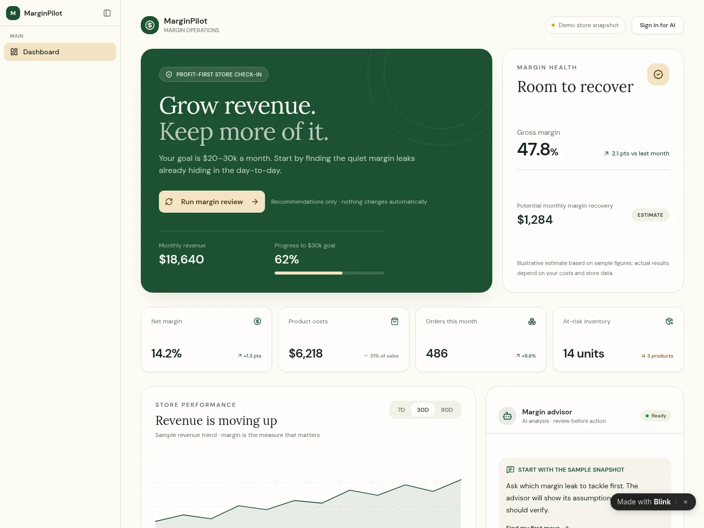 AI Shopify Margin Optimizer