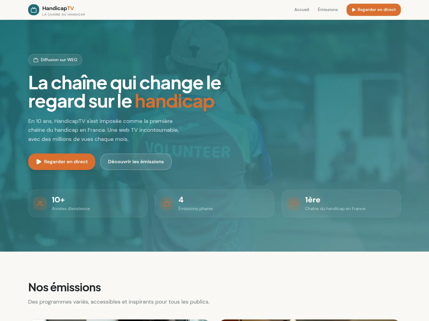 HandicapTV Web App