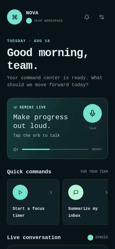 Gemini Voice Navigator