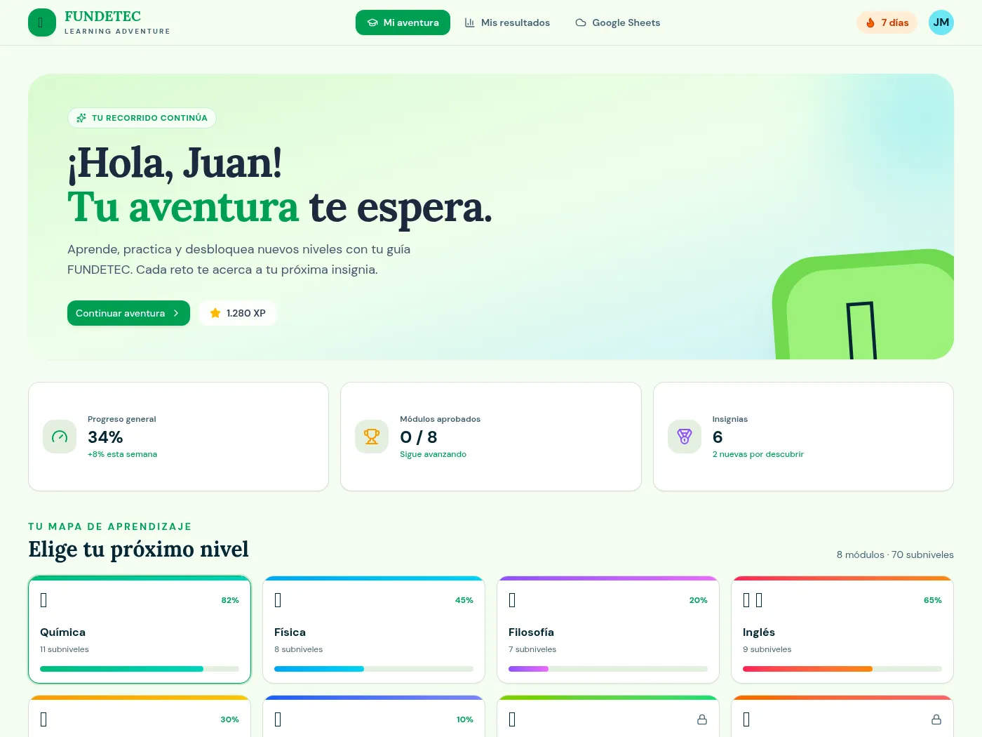 FUNDETEC Learning Adventure