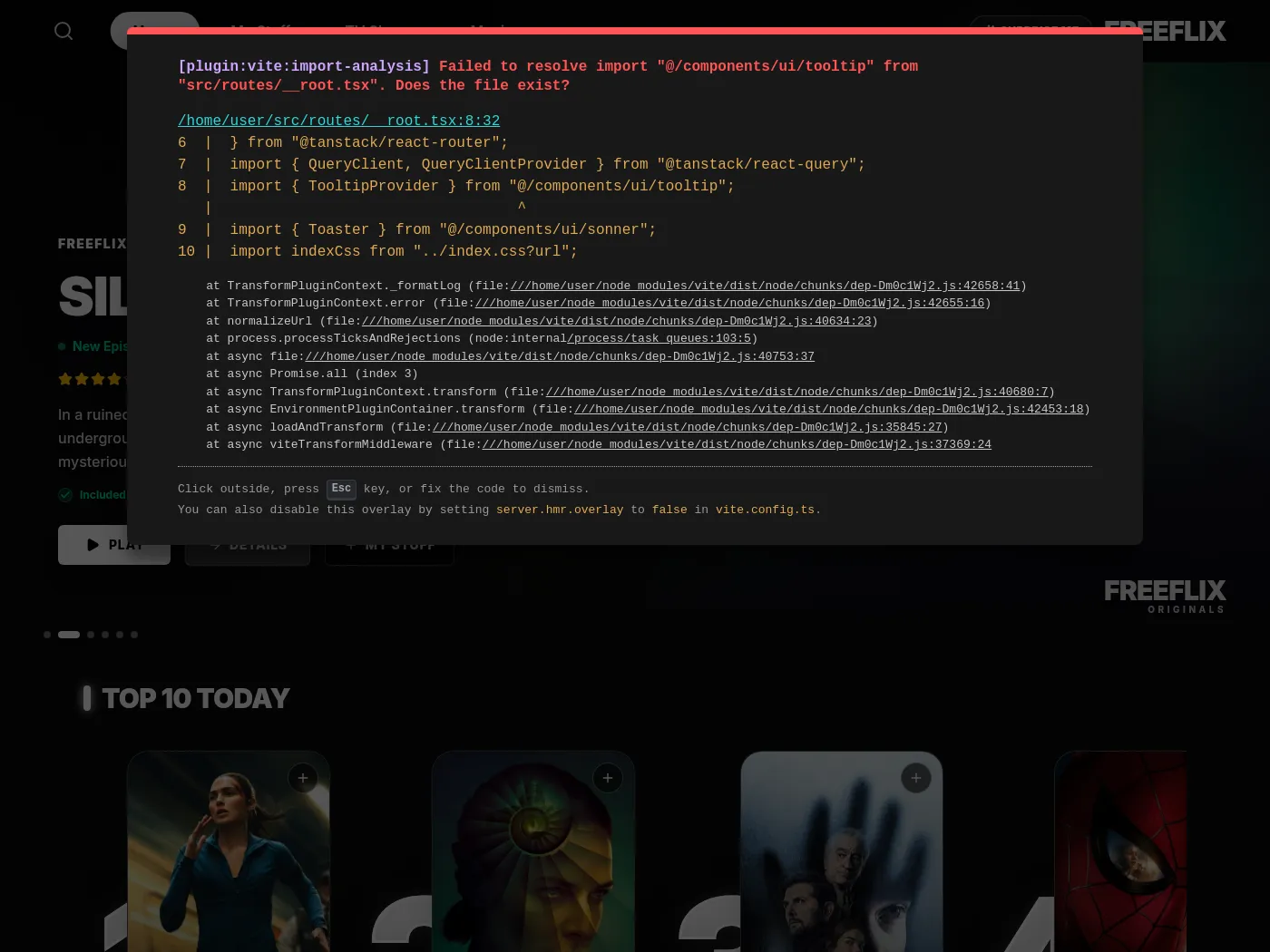 FreeFlix Streaming App
