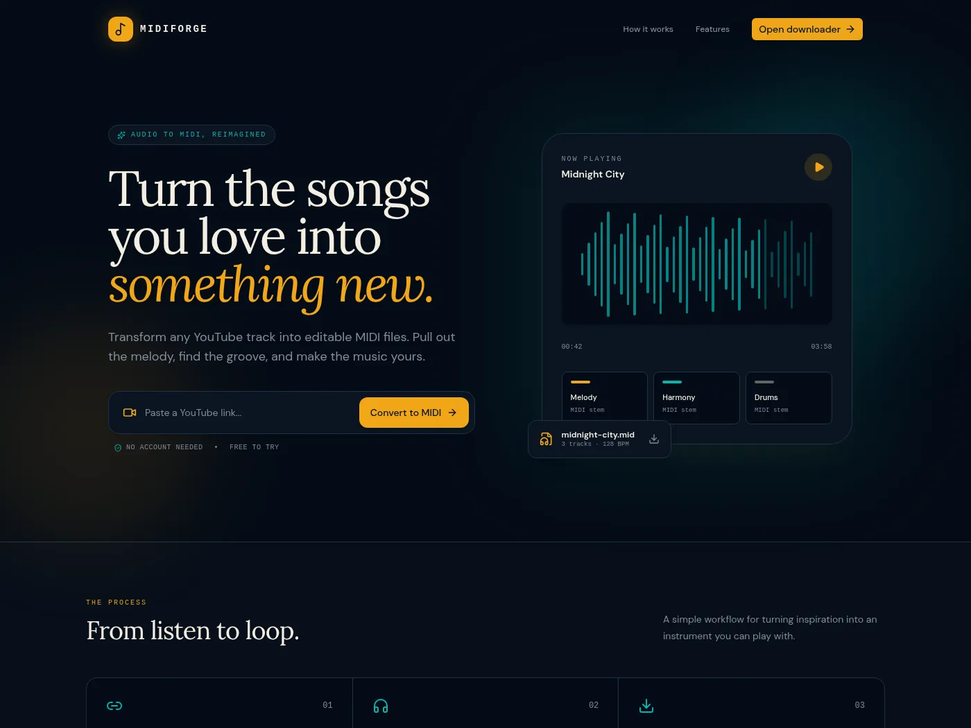 YouTube MIDI Converter